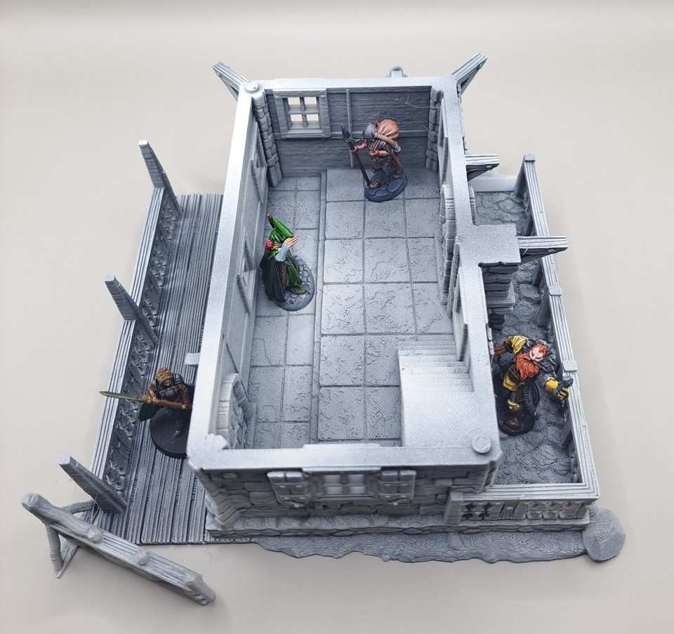 3d Printed Table Top Terrain Fantasy Cottage DnD RPG Wargame Skirmish ...