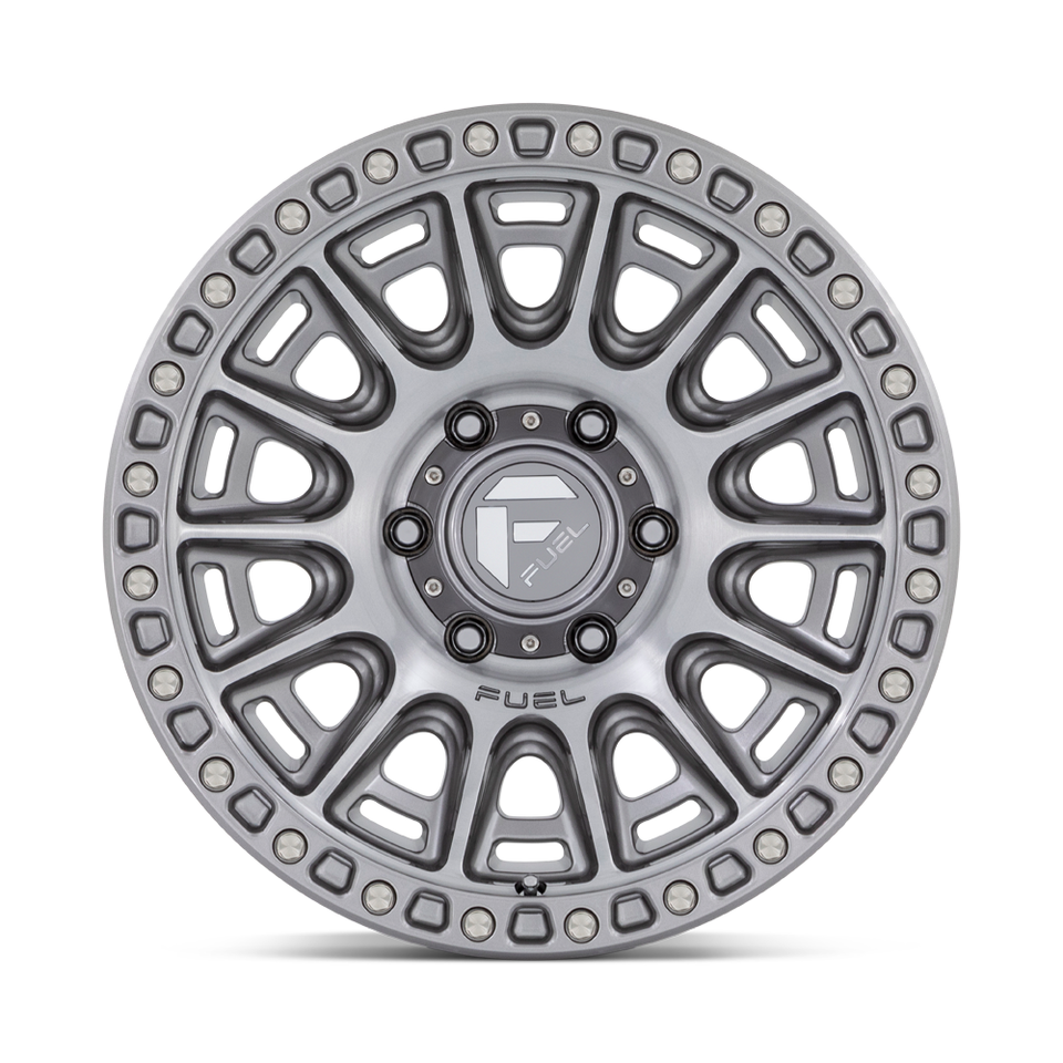 17" Fuel D833 Cycle 17x9 5x5 -12mm Wheel Platinum Lifted For Jeep ...