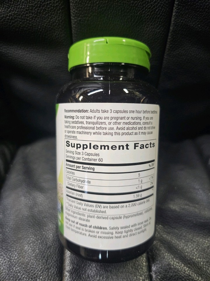 Nature's Way Valerian Root 180 Vegan Capsules 1590 mg EXP:11/29 | eBay