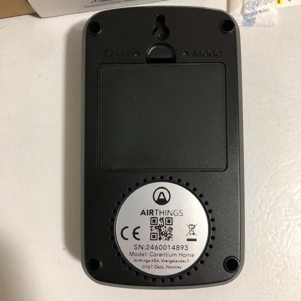 Airthings Digital Radon Detector Corentium Home Battery Operated - New ...