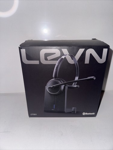 LEVN Upgraded Wireless Headset with Mic for Work, Bluetooth Headset ...