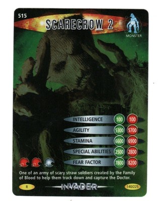 Invader Scarecrow 2 515 Doctor Who Battles In Time CCG - 2007 BBC 140/ ...