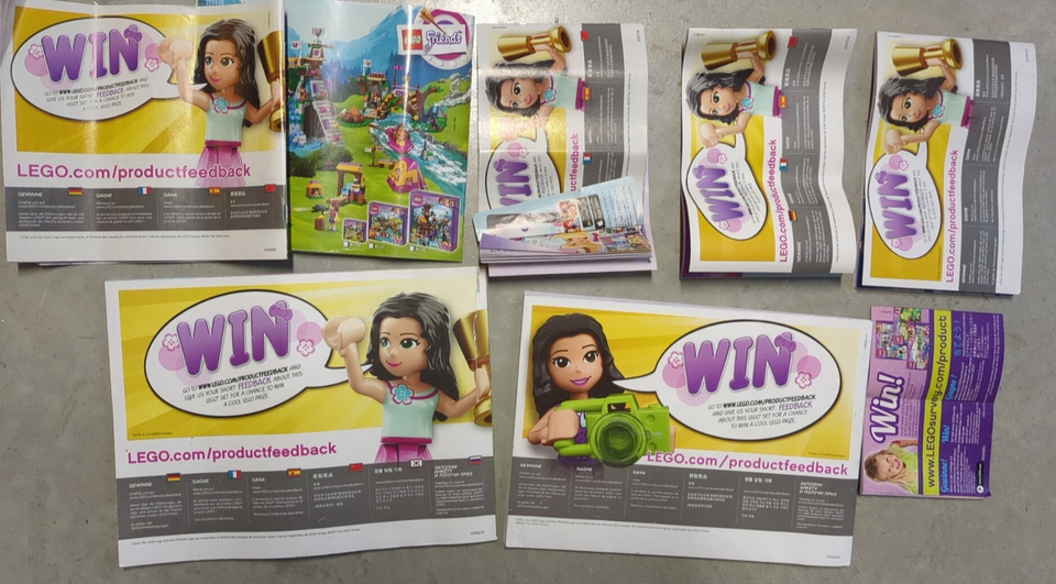 LEGO Friends Instructions Manual Booklet Lot 41314 41702 41119 41117 ...
