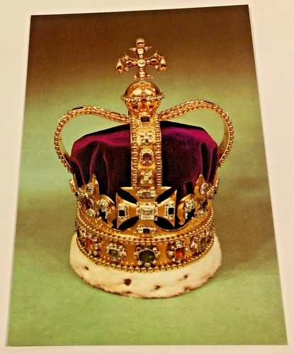 Vintage Unused Color Postcard - St. Edward's Crown (The Crown of ...