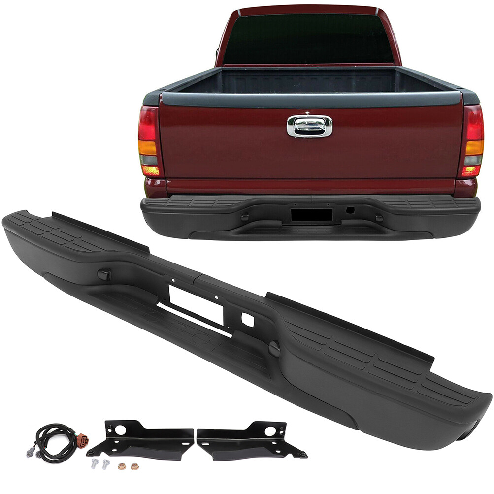 Textured Complete Rear Step Bumper For 1999-2007 Chevy Silverado 2500HD ...