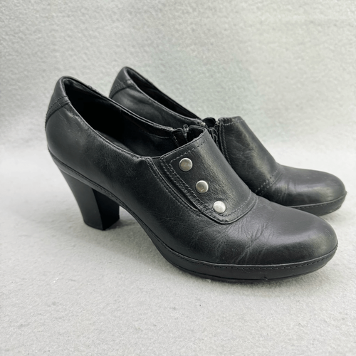 Clarks Womens Black Vermont Terrace Shootie Platform Mule Shoes Size 8 ...
