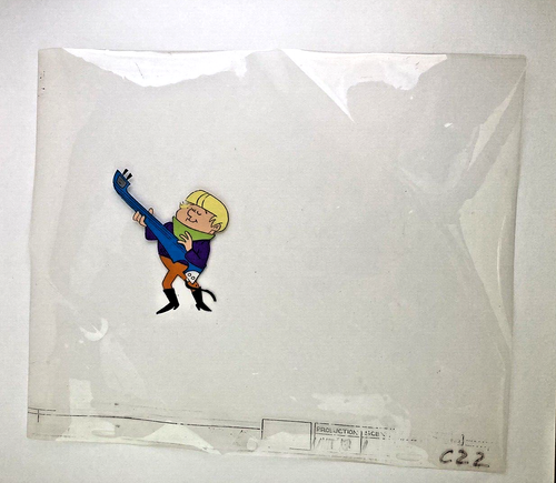 1966 HANNA-BARBERA ORIG TV CARTOON SHOW THE IMPOSSIBLES COIL MAN ...