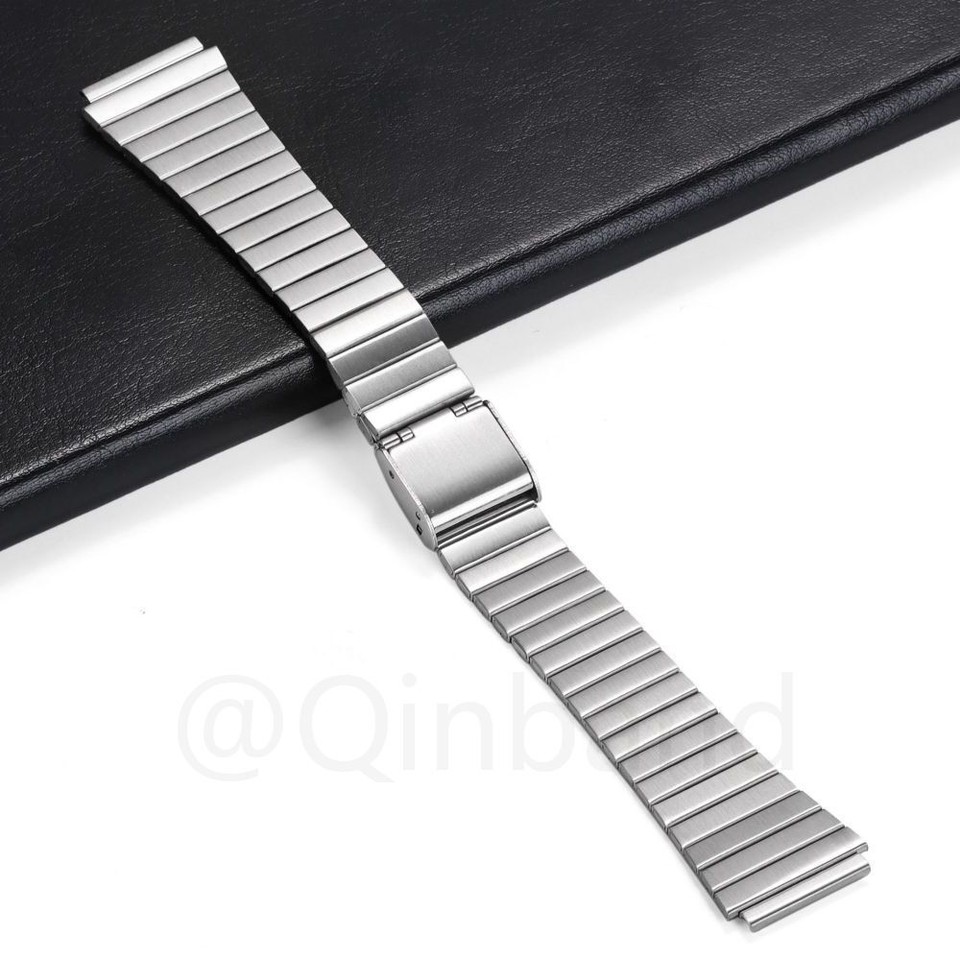 Vintage Watch Band for Casio A158 A168 Block Bracelet 18mm 20mm Strap ...
