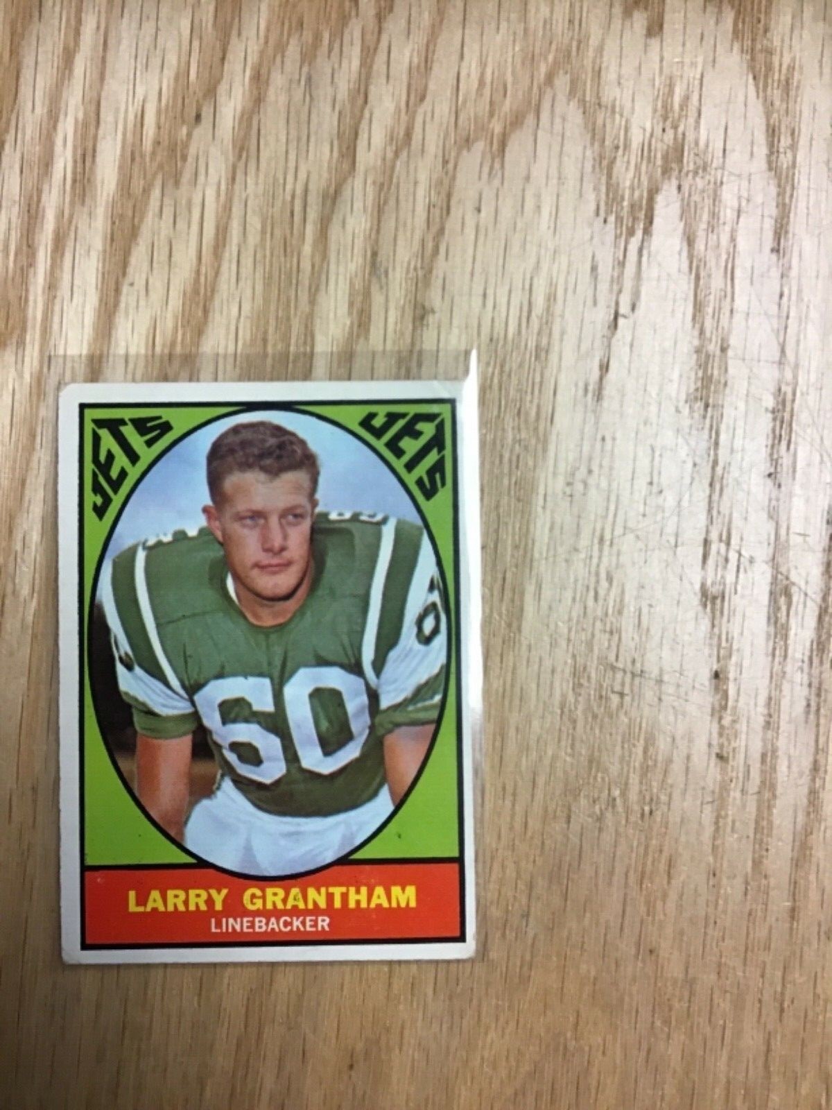 1967 Topps Football Larry Grantham New York Jets Card #93 | eBay