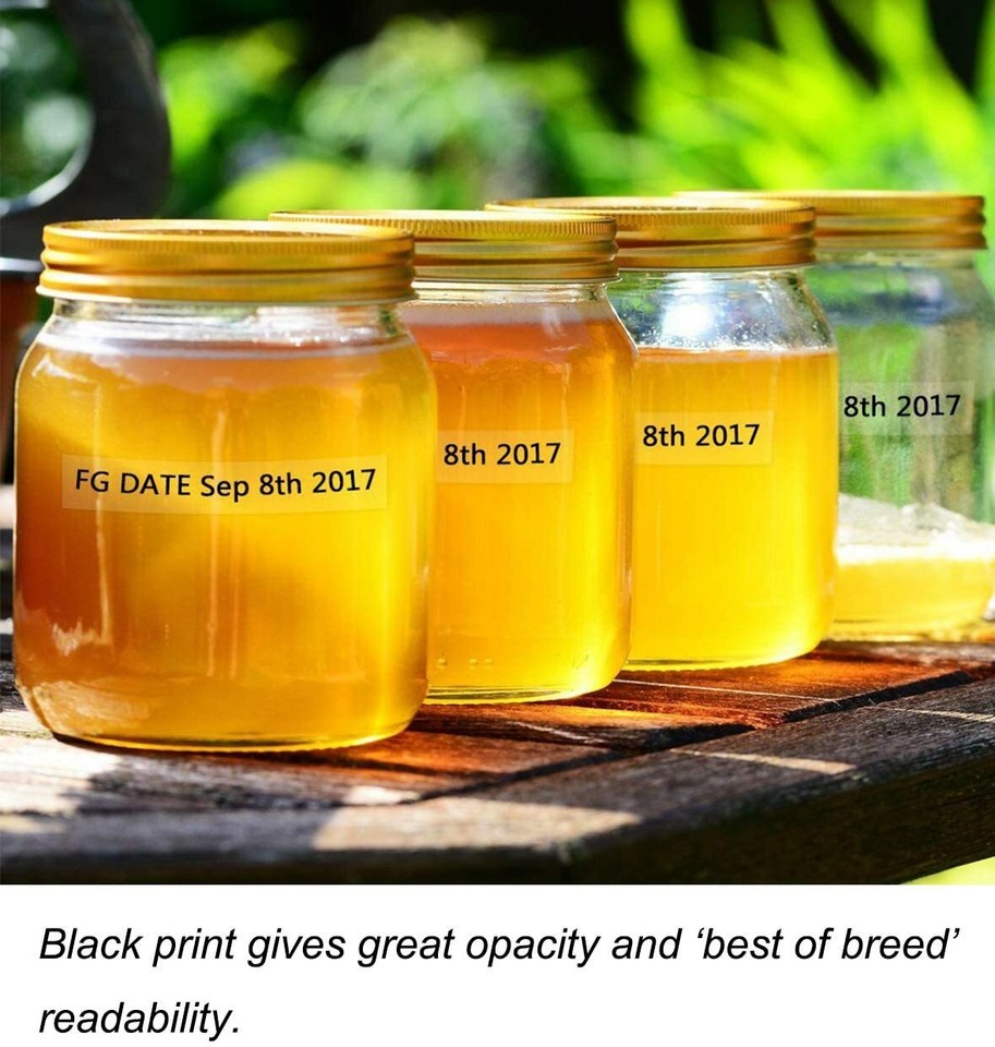 40PK 12mm Clear 16952 Plastic Refills Label Tape For DYMO LetraTag LT ...