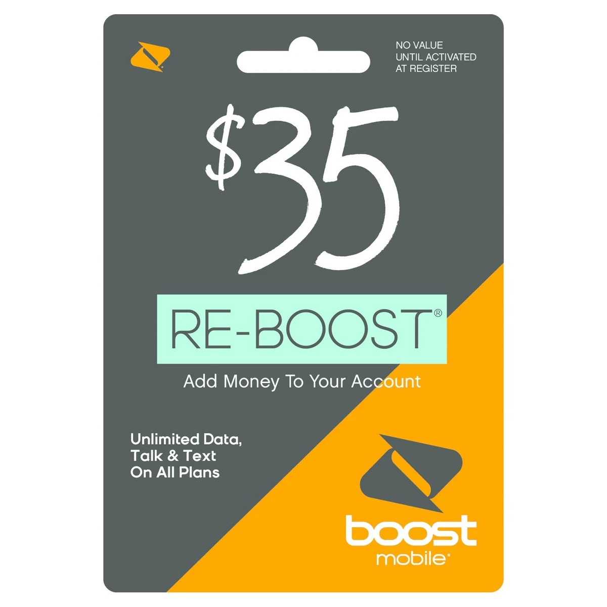 Boost Refill Cards
