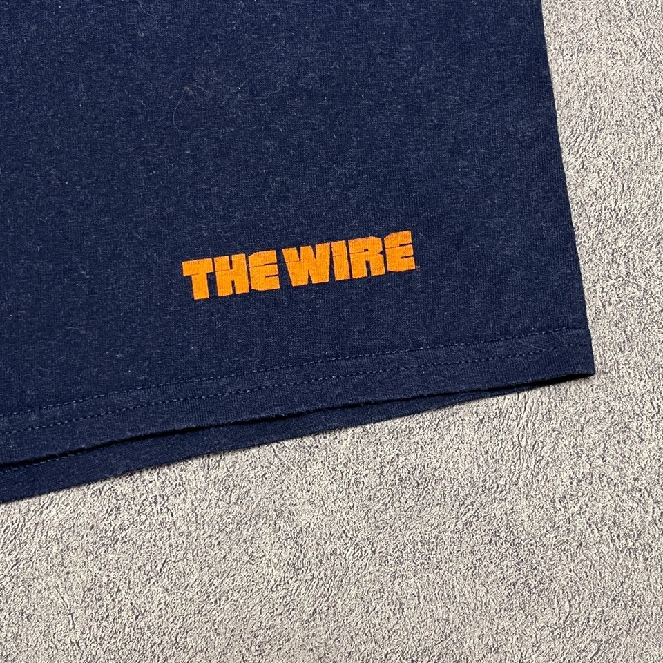 Vintage The Wire Shirt Blue HBO Tv Show Movie Promo The Sopranos ...