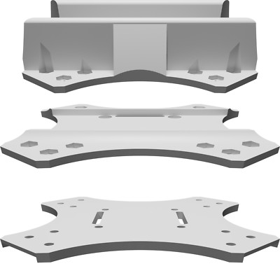X-Frame Chassis Compatible with ZMR250 Arms - Durable TPU Bottom Design ...