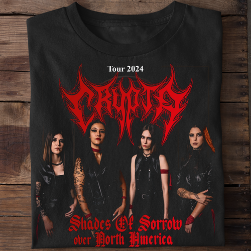Crypta Band Tour 2024 Collection Short Sleeve Gift For Fan Cotton T ...