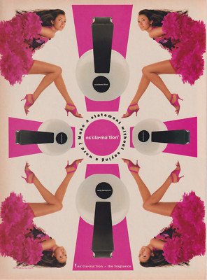 Exclamation Perfume Vintage 1993 Print Ad Page Sexy Girl Legs Fragrance ...
