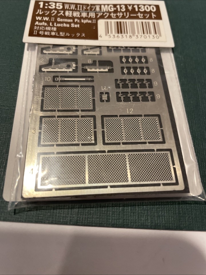 1/35 WWII German Luchs Pz. Kpfw II Aufs. L Luchs Set By Fine Detail ...