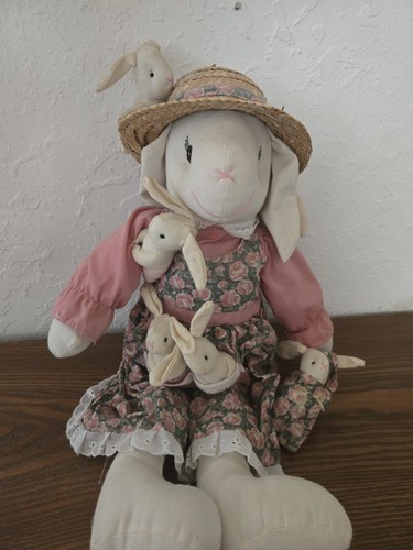 Old Fashioned Bunnies Rabbits Dolls, set of 2 Easter | eBay