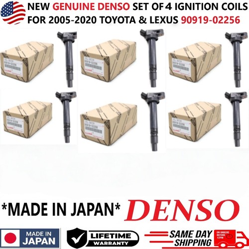 OEM DENSO x6 Ignition Coils For 2005-2024 Toyota & Lexus I4 V6 V8 ...
