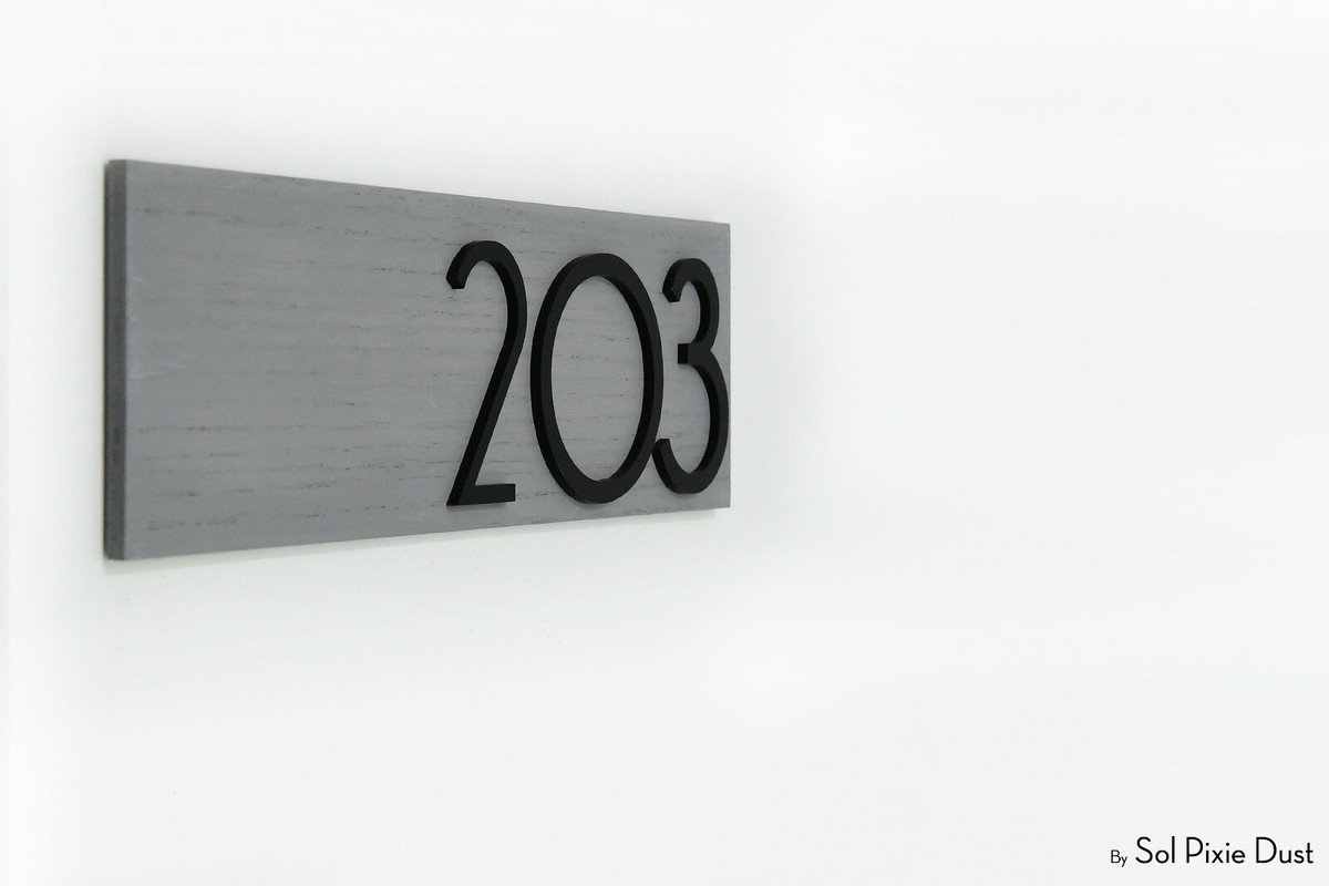 Apartment Number With Address Label