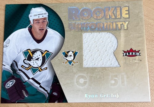 2005-06 Ultra Rookie Uniformity Jerseys #RURG Ryan Getzlaf RC | eBay