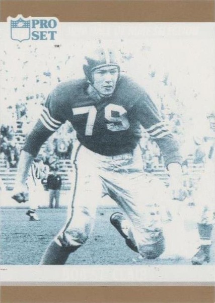 1990 Pro Set - Printing Proofs Cyan Front, Blank Back #29 Bob St. Clair ...