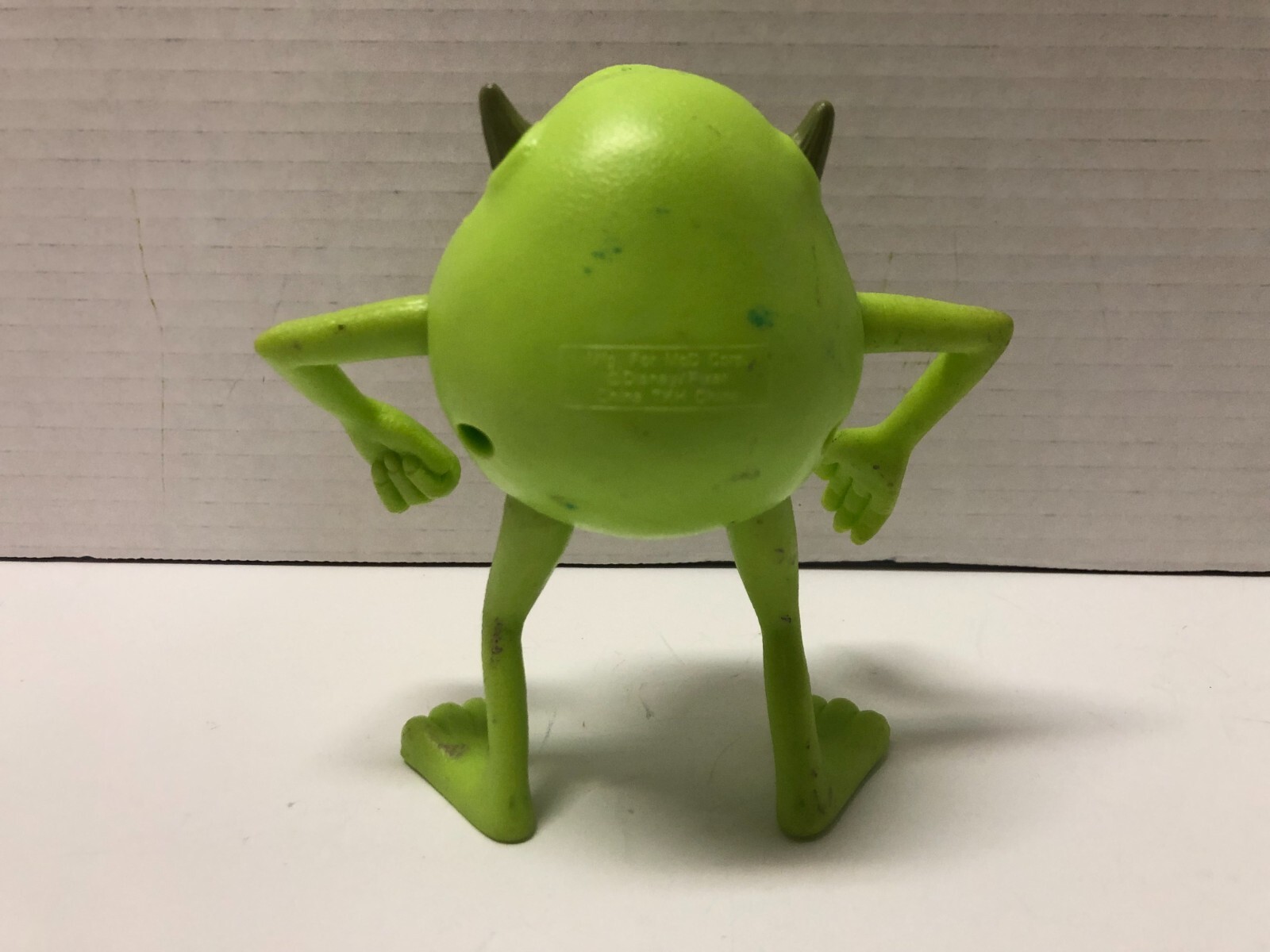 McDonald's Monsters Inc Disney Pixar CREEPY Mike Wazowski Toy #5 Happy ...