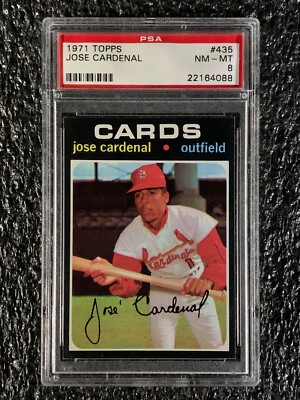 1971 Topps Baseball #435 Jose Cardenal PSA 8 | eBay