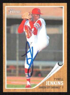 TYRELL JENKINS Autograph Baseball card auto ST. LOUIS CARDINALS | eBay