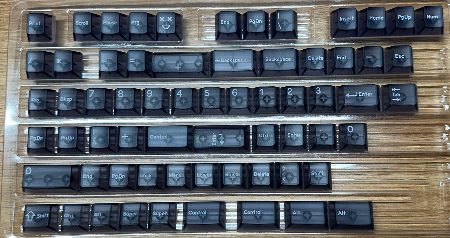 DROP + MITO KEYSTERINE KEYCAP SET R2 MDX-37123-1 - Smoke