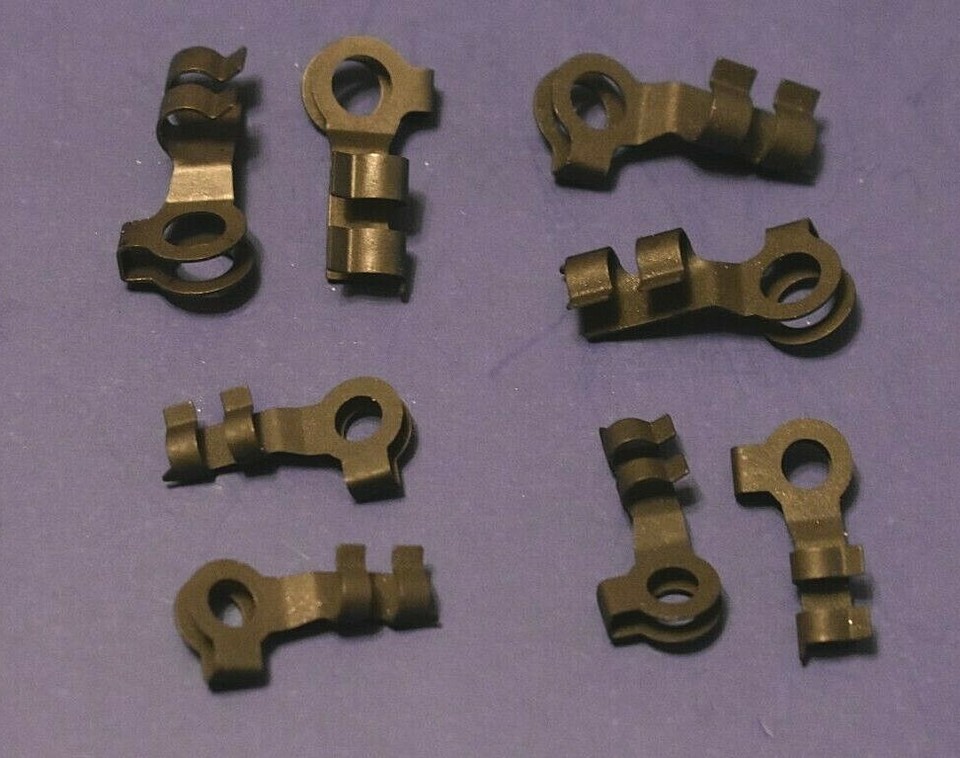 8 THROTTLE ROD CARB LINKAGE CLIPS 3/16" & 1/4" FIT FORD 1950's & UP ...