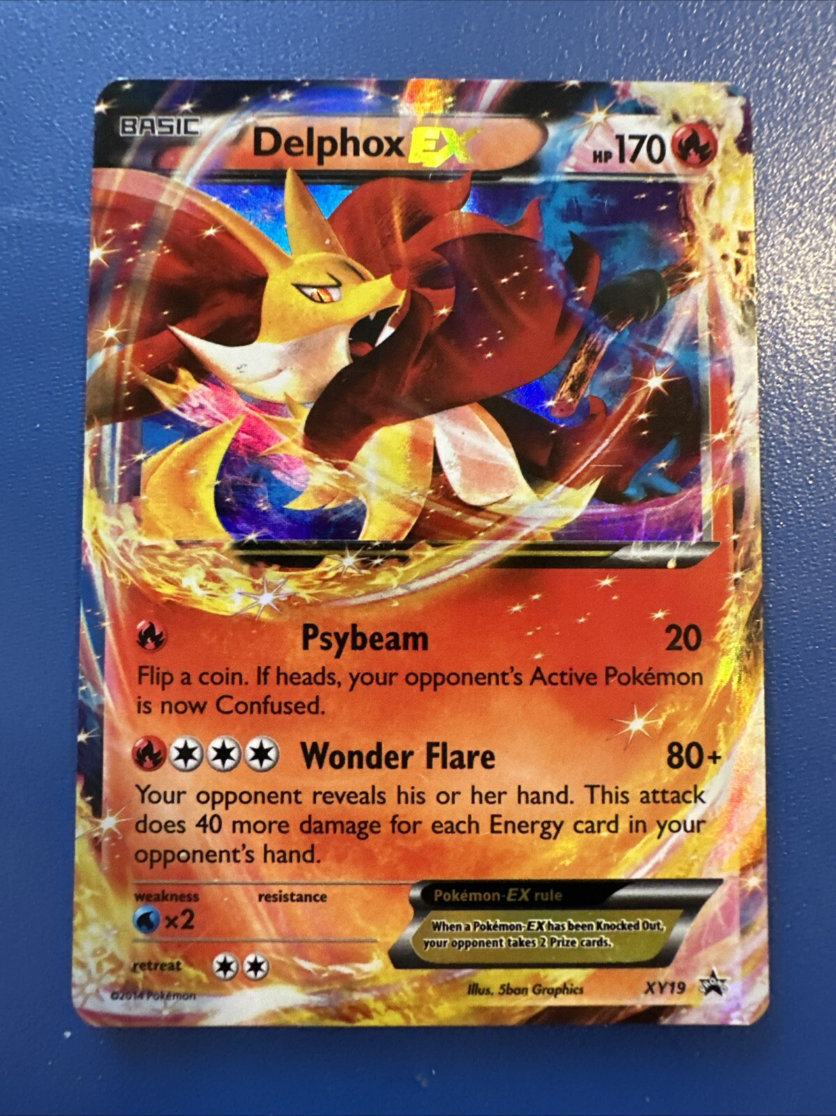 Pokémon TCG - Delphox EX - XY19 - Ultra Rare - XY Black Star Promo Near ...