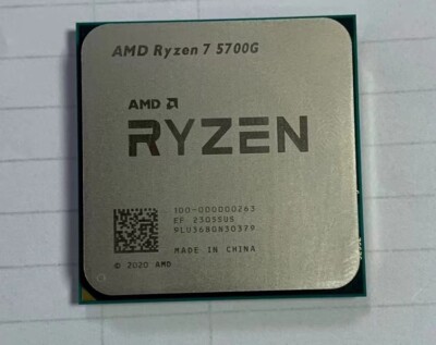 AMD RYZEN 7 5700G Desktop Processor APU Socket AM4 ZEN 3 R7 100 ...
