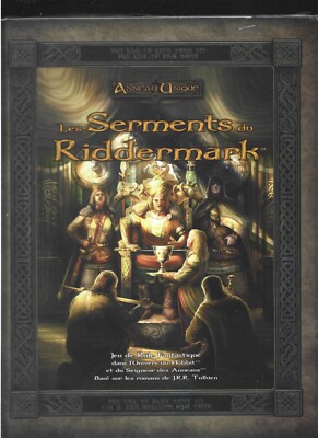 JDR RPG / ANNEAU UNIQUE 1ERE EDITION LES SERMENTS DU RIDDERMARK | eBay