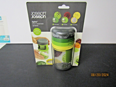 Joseph Joseph Spiro 3-in-1 Hand-Held Spiralizer Green/Yellow - NEW IN ...