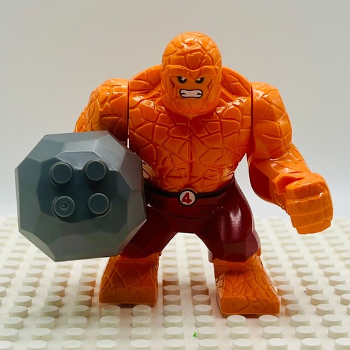 Marvel Fantastic Four The Thing Custom Big Figure Minifigure Bigfig New ...