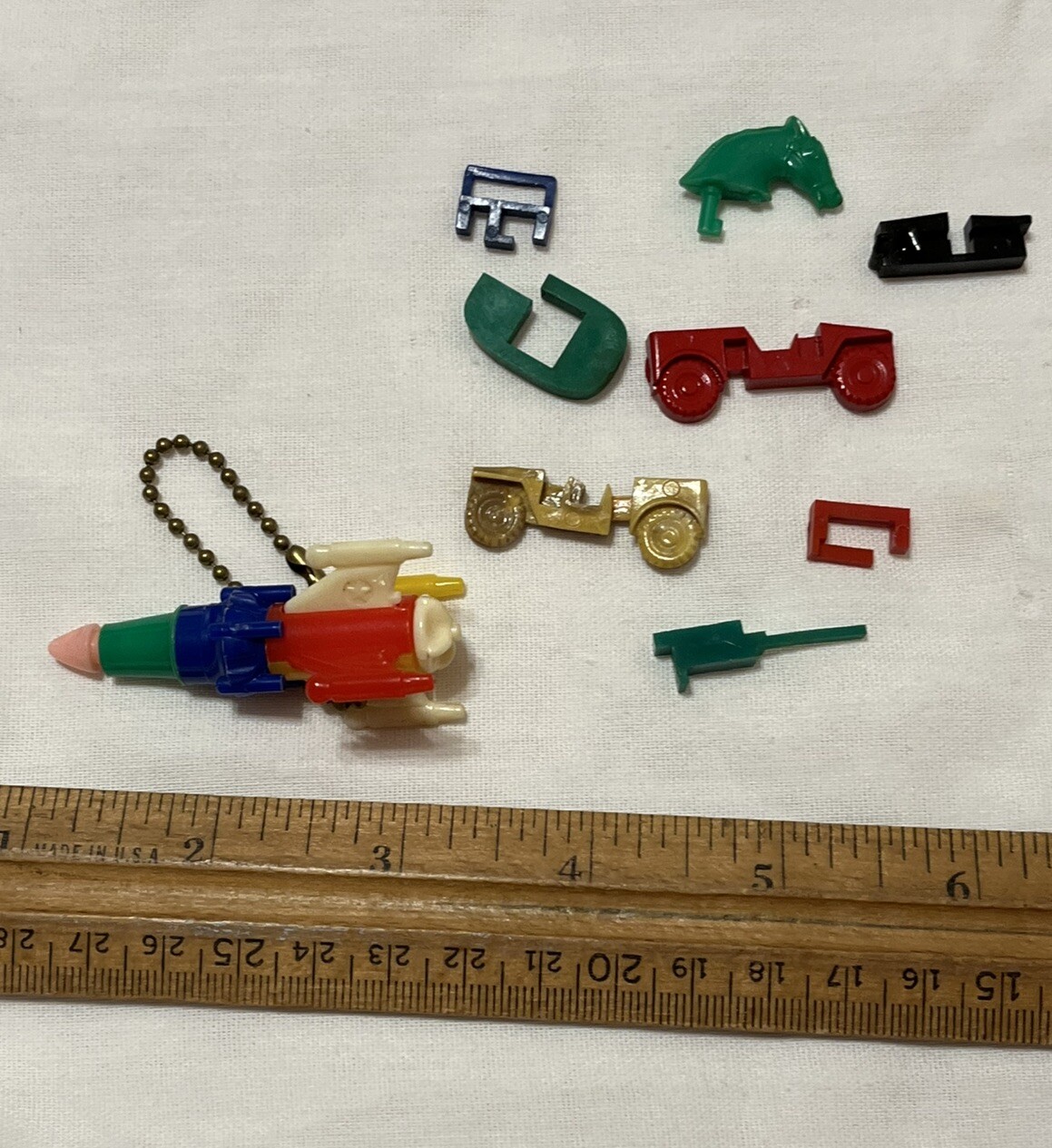 1952 Lionel Plastics Space Ship Puzzle Key Chain With Spare Pieces RARE ...