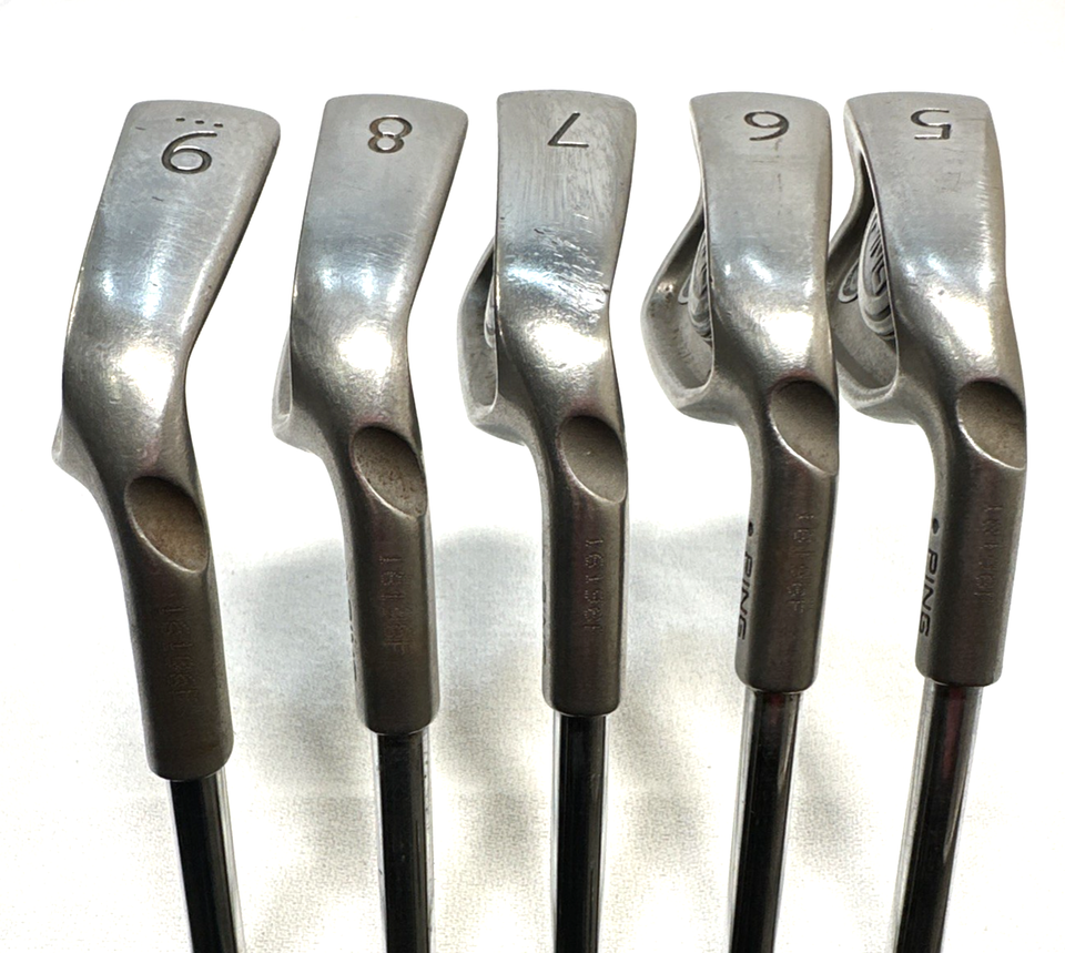 Ping i5 Iron Set 5-9 Blue Dot Steel Ping CFS Steel Stiff Shafts Golf ...