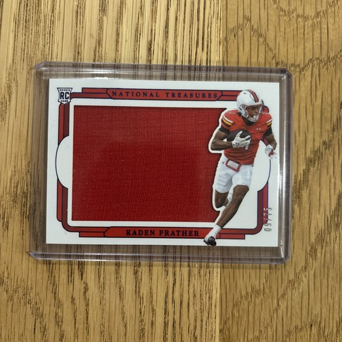 KADEN PRATHER 2025 Panini Treasures Collegiate JUMBO Rookie Jersey ...