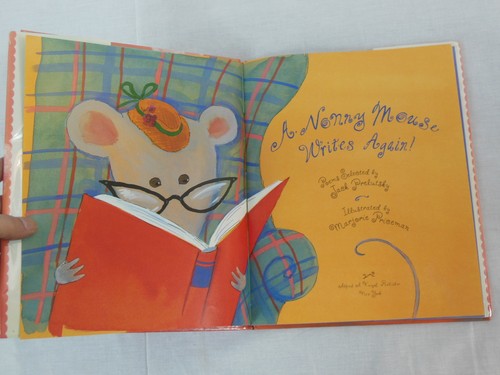 A NONNY MOUSE WRITES AGAIN! SELECTED BY JACK PRELUTSKY Alfred Knopf ...
