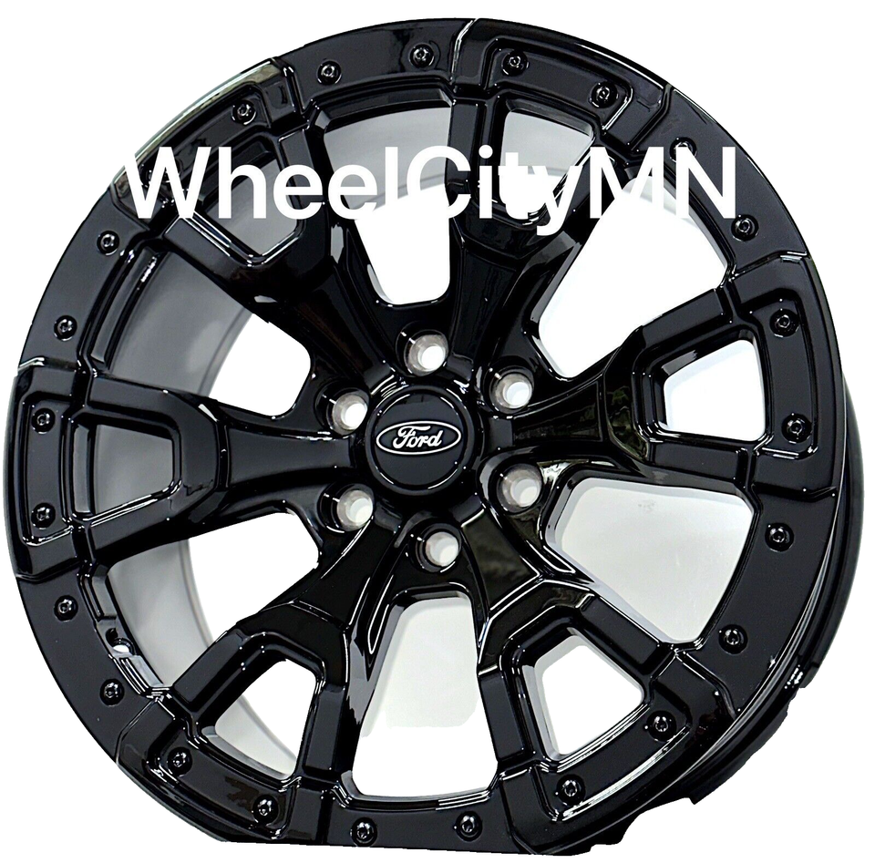 20" gloss Black OE Raptor replica wheels fits Ford F150 2004 2025 6x135 ...