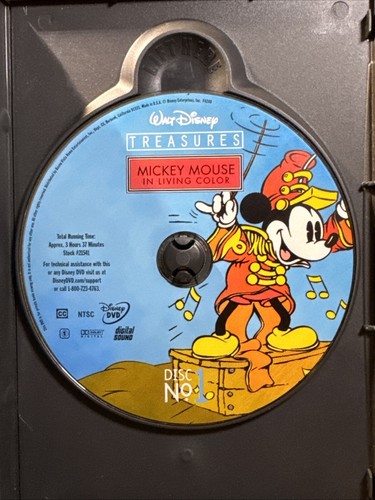 Walt Disney Treasures - Mickey Mouse in Living Color - Col of Adv - DVD ...