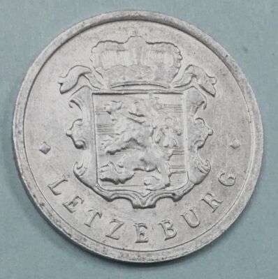 1954 LETZEBURG 25 CENTIMES ALUMINUM, Coin Orientation (Luxembourg) | eBay