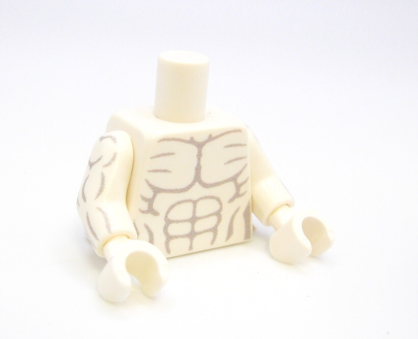 A Custom printed TORSO ASSEMBLY for Minifigures using Real LEGO® brick ...