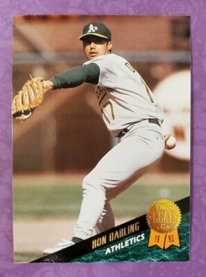 1993 Leaf #182 Ron Darling Oakland A's Athletics Baseball Card - PC ...