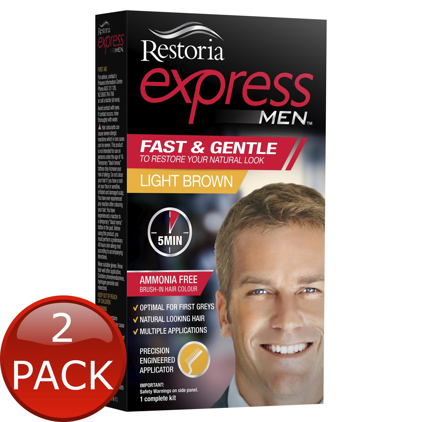 2 x Restoria Express Men Lgt Brown | eBay