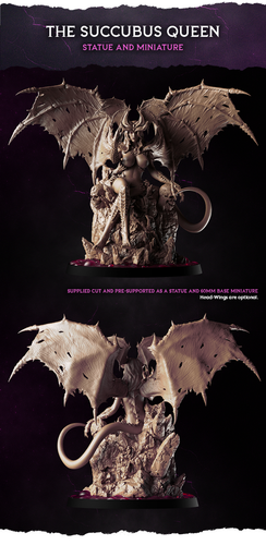 Succubus Queen Large Scale Resin Model Diorama by Dark Gods | eBay UK