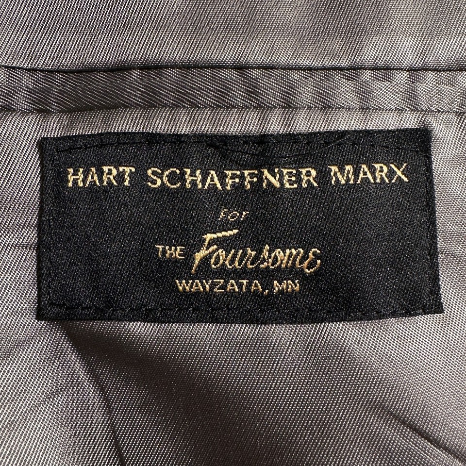 HART SHAFFNER MARX Vintage Mens Blazer 48R Sport Coat 2-Button Jacket ...