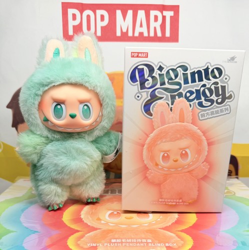 Genuine Popmart Labubu Big Into Energy Serenity 💚💚💚💚💚💚💚💚 | eBay