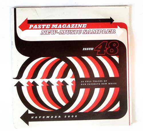 VARIOUS – PASTE MAGAZINE NEW - MUSIC SAMPLER NOVEMBER 2008 ISSUE 48 CD ...