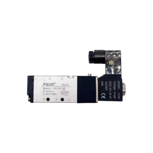 4V110-06 DC 24V Solenoid Pneumatic Air Valve 5 Way 2 Position 1/8" BSPT ...
